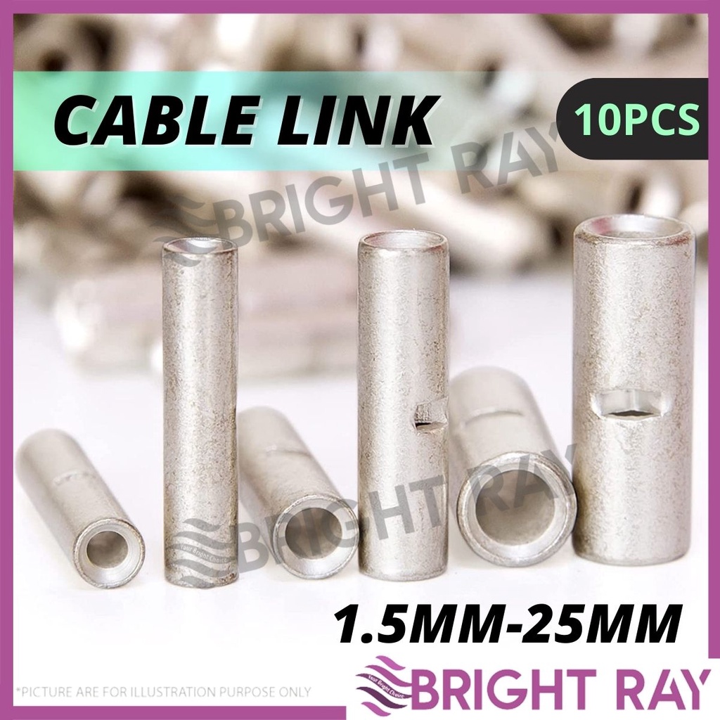 10PCS 1.5-25mm SC CABLE LINK Copper Cable Joint Penyambung Kabel ...