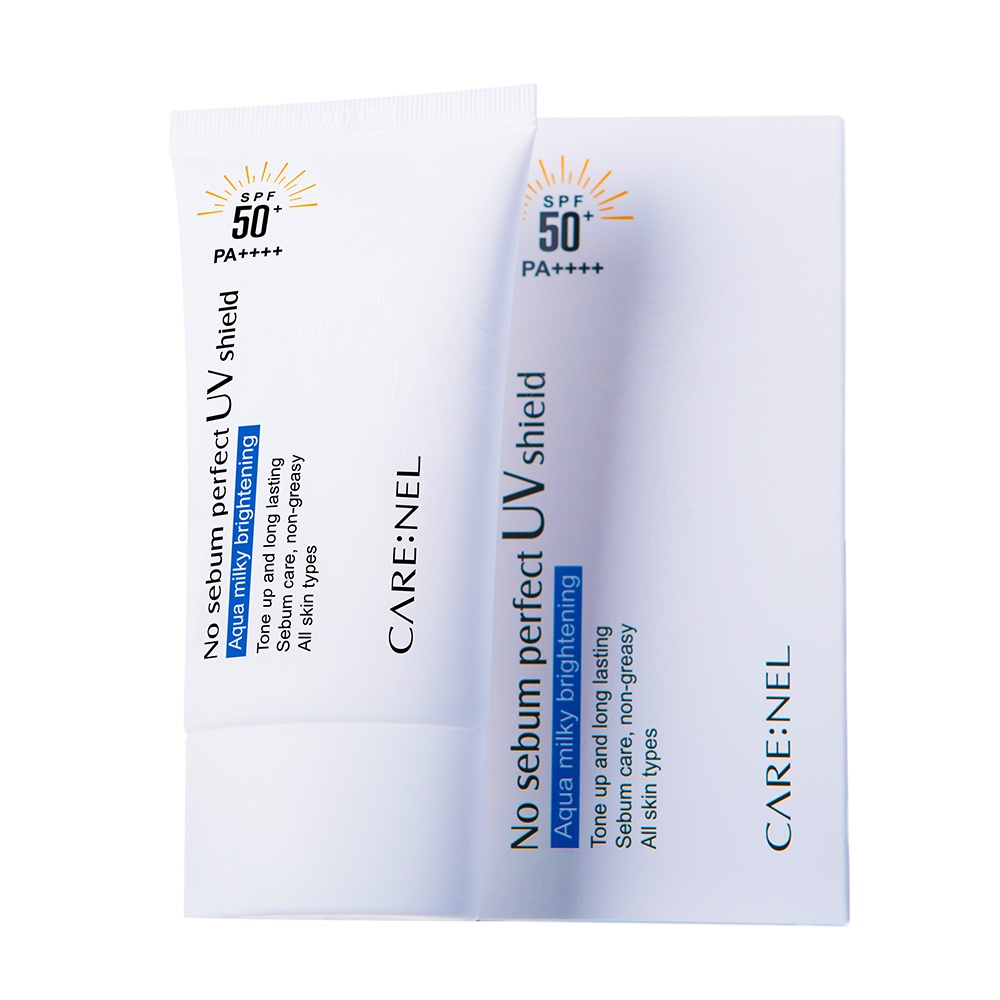 CARENEL No Sebum Perfect Sunscreen SPF50+/PA++++ 50ml Oily Skin Sebum ...