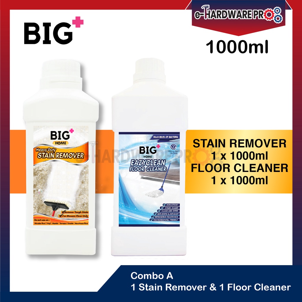 BIG Plus Heavy Duty Stain Remover Easy Clean Floor Detergent Cleaner ...