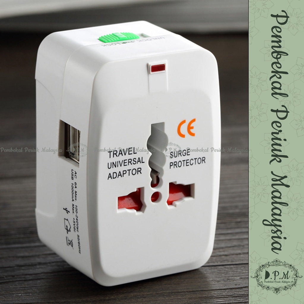 Universal Travel Adaptor / Adapter Penukaran Antarabangsa (READY STOCK ...