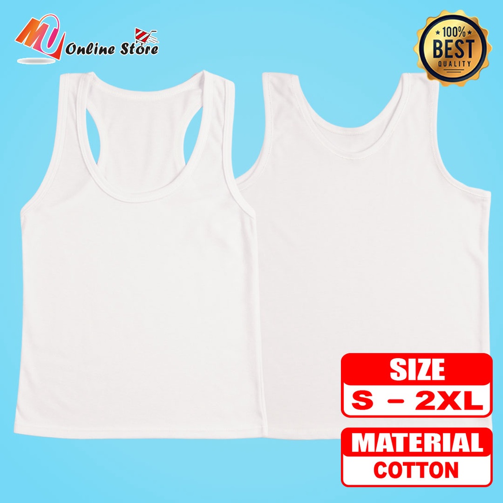 MU SINGLET LELAKI DAN PEREMPUAN DEWASA / INNER SINGLET / PAKAIAN DALAM ...