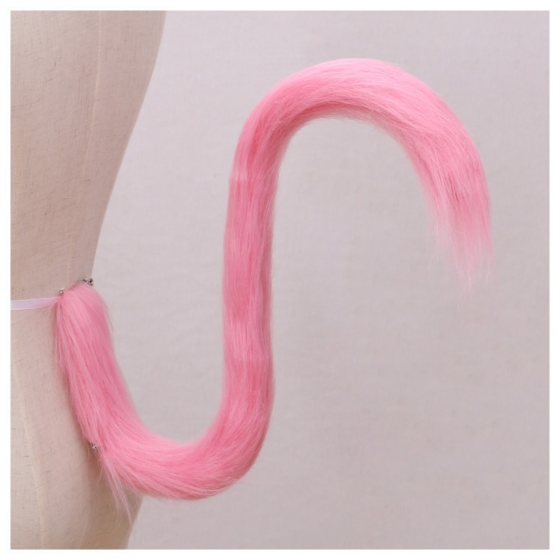Japanese Fake Cat Tails Lady Lolita 80cm Animal Plush Tail Cosplay ...