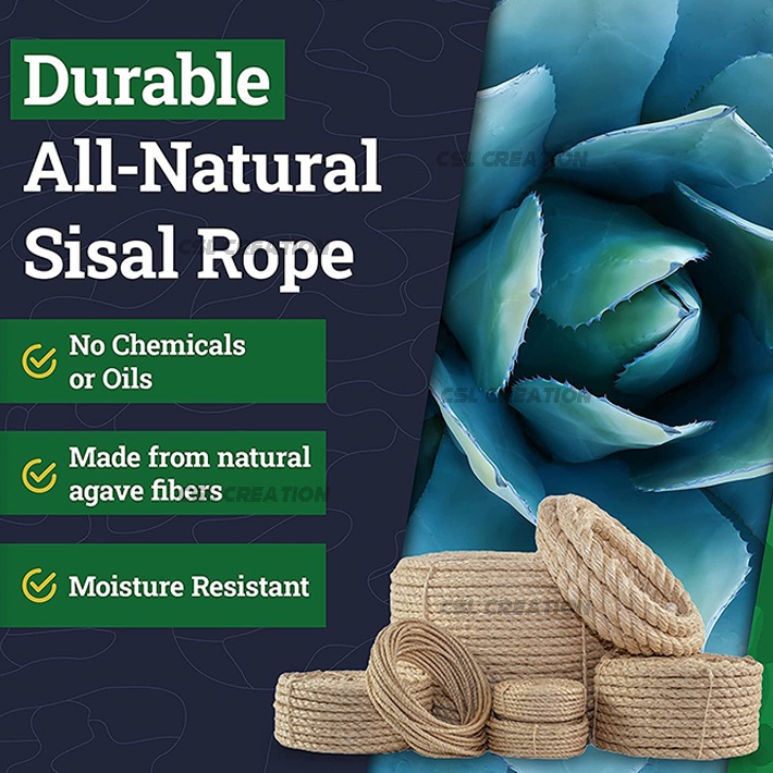4MM 6MM 8MM 10MM Manila Rope Hemp Rope Tali Guni | Shopee Malaysia
