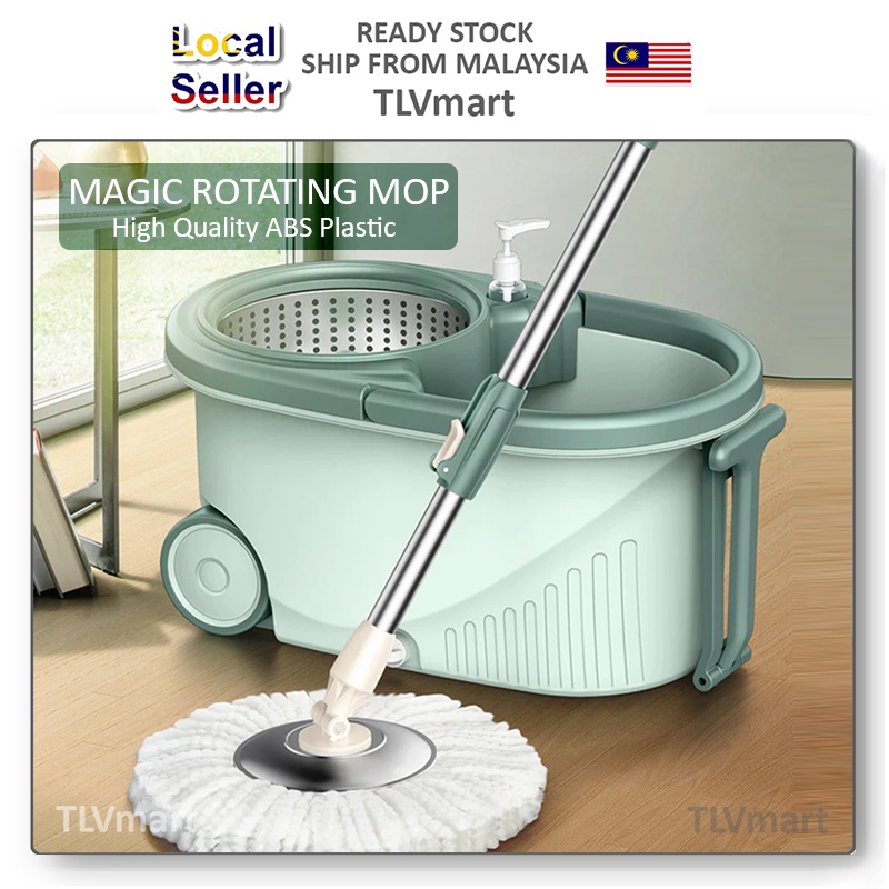 High Quality Rotating Mop Set Hand Free Hand Wash Spin Mop Set with ...