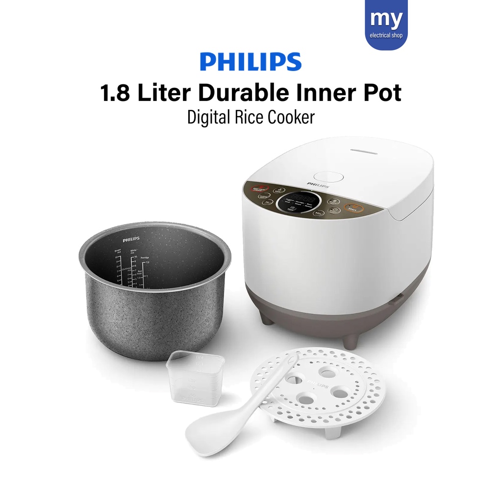 Philips digital rice cooker X1 1.8 Liter HD4515 HD4515/67 | Shopee Malaysia