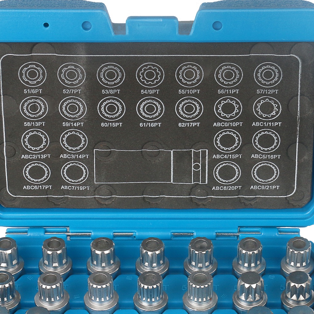 FXTUL 23pcs Wheel Lock Lugnut Anti-Theft Lug Nut Screw Removal Key ...