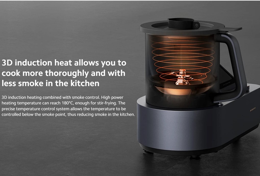 Xiaomi Multifunctional Smart Cooking Robot Machine | CookingIoT Intelligent Cooking Algorithm ...