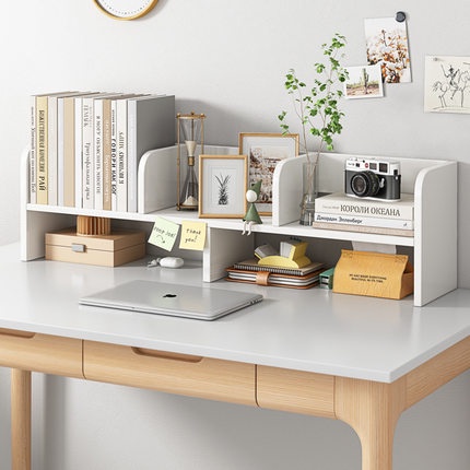 Ins style student tabletop bookshelf desktop supplies storage rack ...