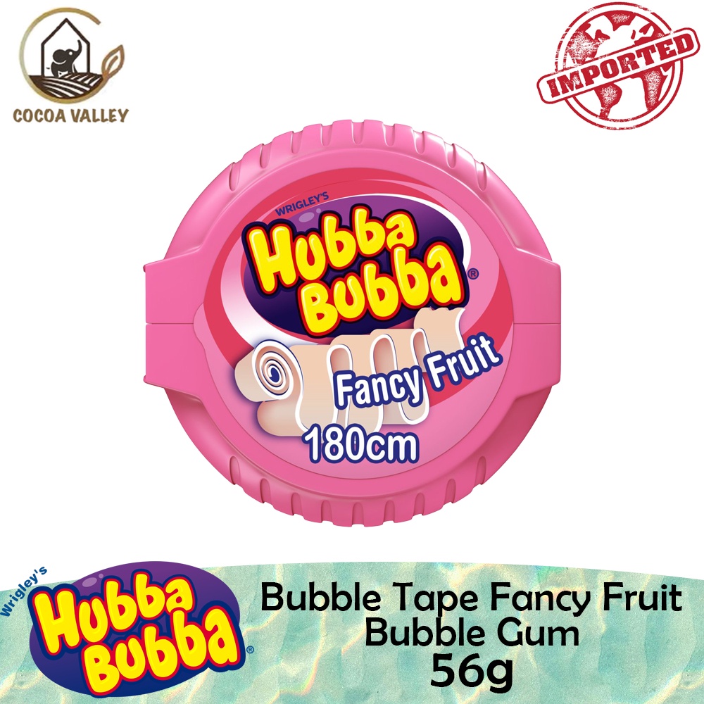 Hubba Bubba Bubble Tape Fancy Fruit Bubble Gum 56g | Shopee Malaysia