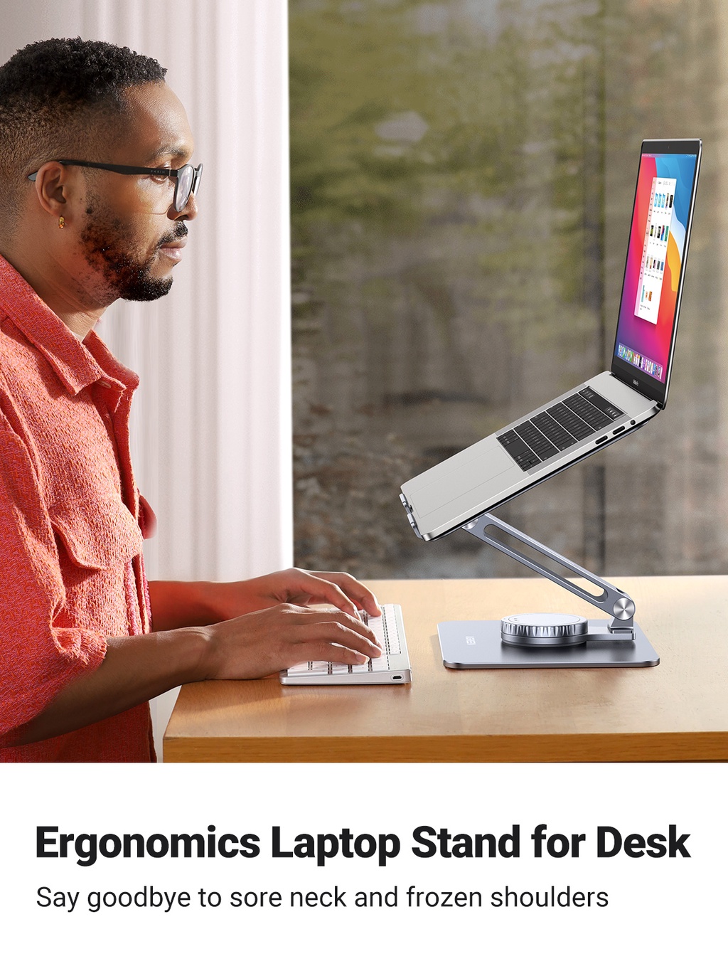 UGREEN Swivel Laptop Stand Holder For PC Macbook Air Pro Foldable ...