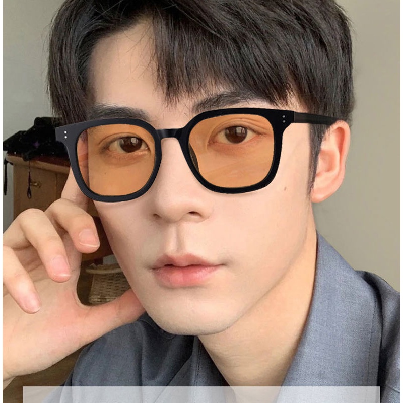 Fashion Men Unisex Trendy UV Protection Brown Lens Sunglasses for Men ...