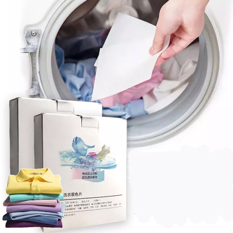 WHOLESALE | Washing Machine Laundry Anti Dyed Color Absorber Papers 24 ...