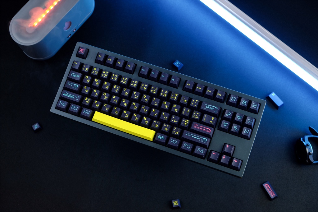GMK Awakening Keycap, 130 Keys PBT Keycaps Cherry Profile DYE-SUB ...