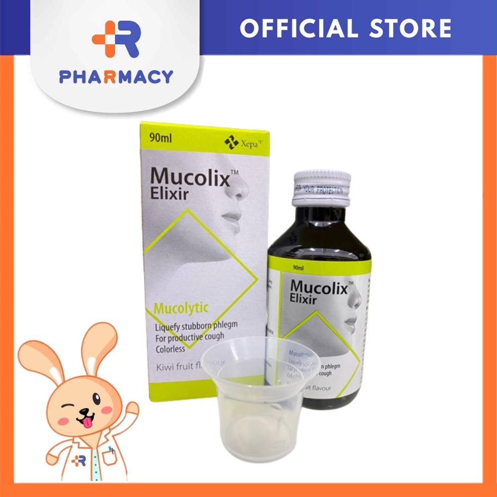 R Pharmacy | Mucolix 4mg/5ml Syrup 90ml | Shopee Malaysia
