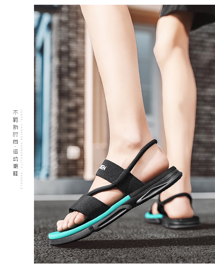 Ready Stock Men Sandal Capal Selipar Lelaki Elastic Rope Strap Sandals ...