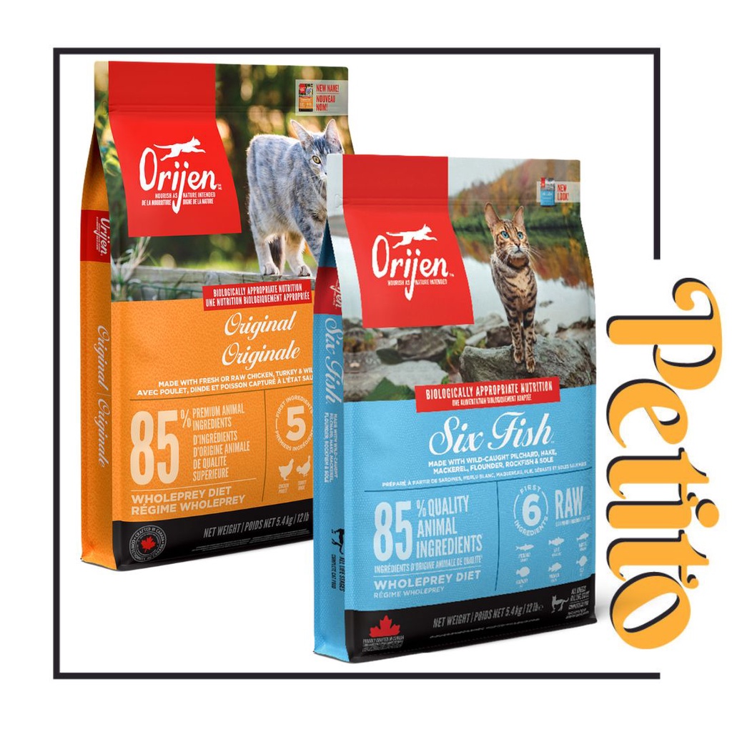 Orijen Original Cat & Kitten / Six Fish Dry Food - 5.4kg | Shopee Malaysia