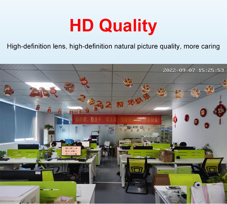 CCTV small WiFi mini camera with built-in 1200mAh battery, 4 night ...