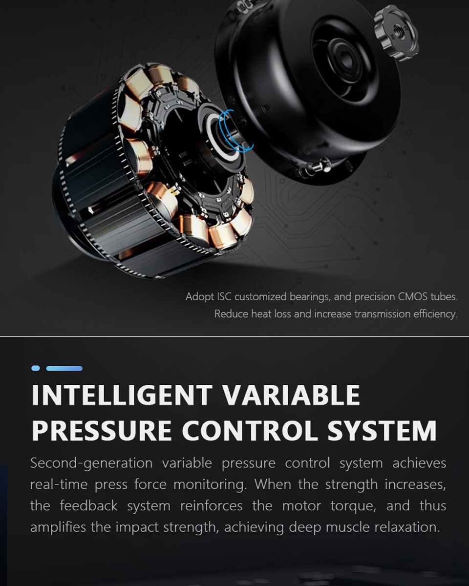 BOOSTER Pro 3 Massage Gun Deep Tissue Muscle Recovery Massager Vibrater ...