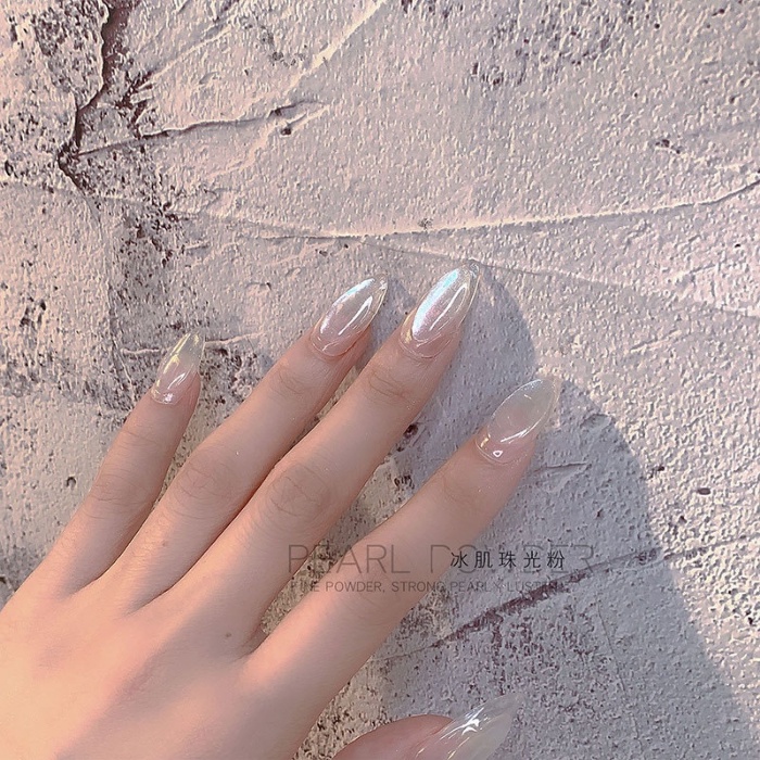 Ice Cube Nail Pearl Powder Ice Skin Powder 2025 New | Shopee Malaysia