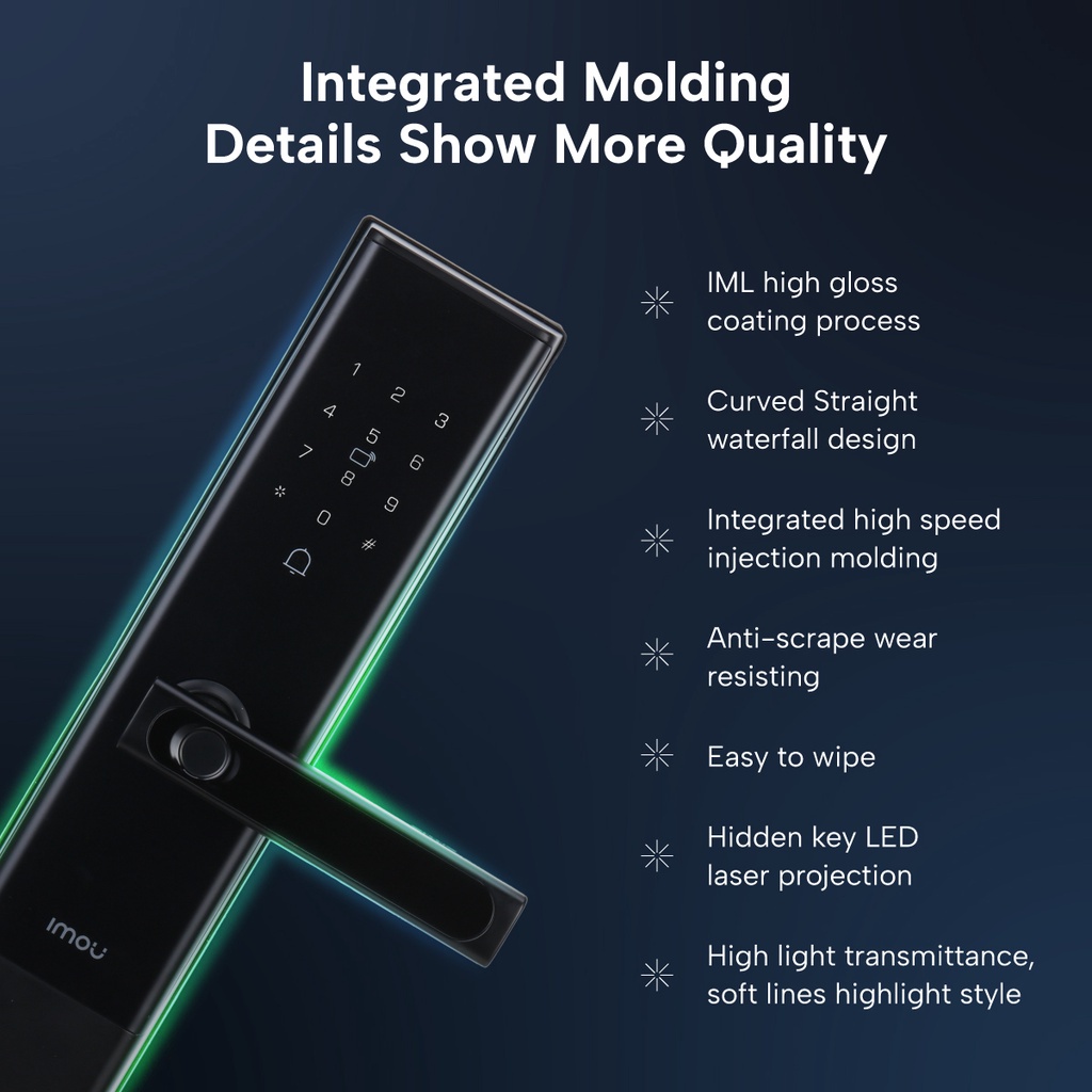 IMOU Smart Door Lock K2C | Six ways to pick locks | Unlock the APP ...