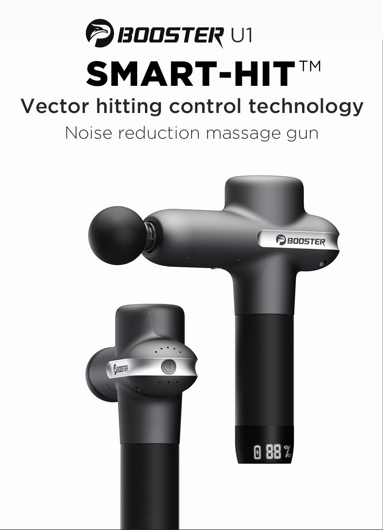 BOOSTER U1 Massage Gun 5 Levels Speed Back & Neck Massager Deep Tissue ...