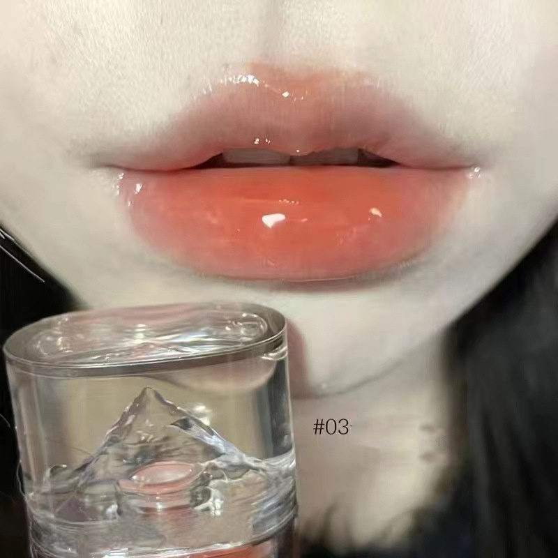 USLIKE Iceberg Lip Glaze Series Glass Water Moist Moisturizing Lasting ...