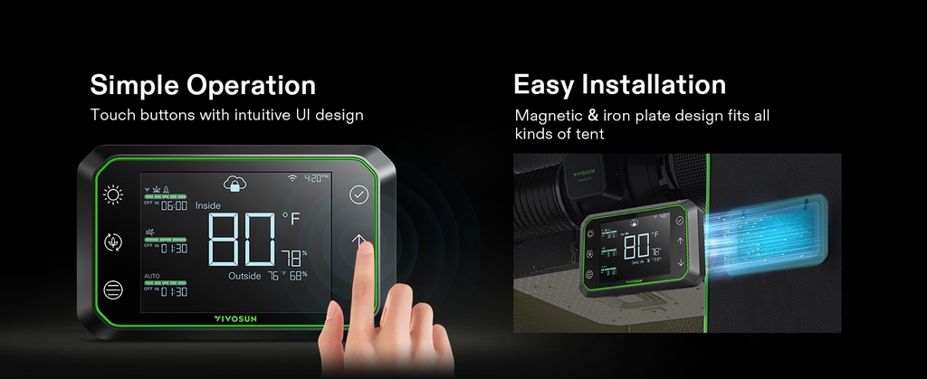 VIVOSUN GrowHub Controller E42, Smart Environmental WiFi-Controller ...