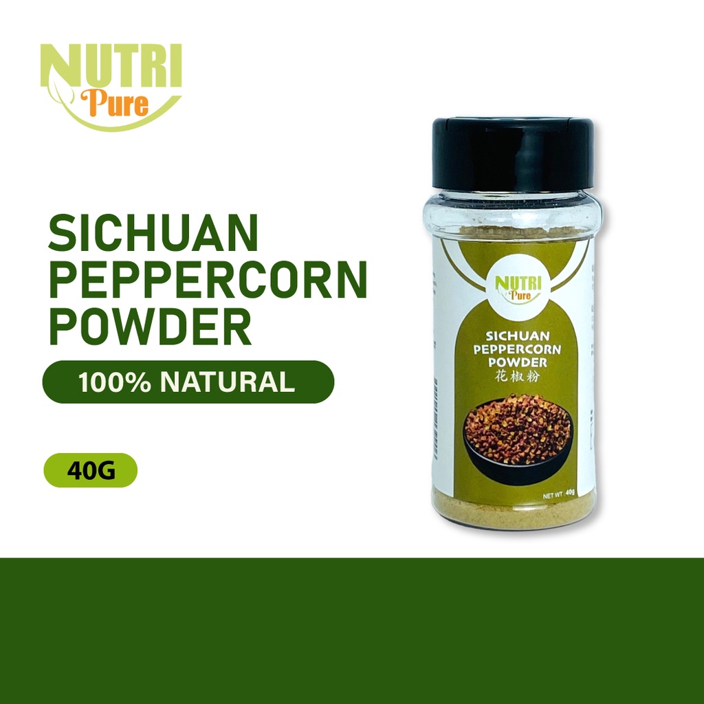 Nutri Pure Sichuan Peppercorn Powder 40g | Serbuk Lada Sichuan Mala ...