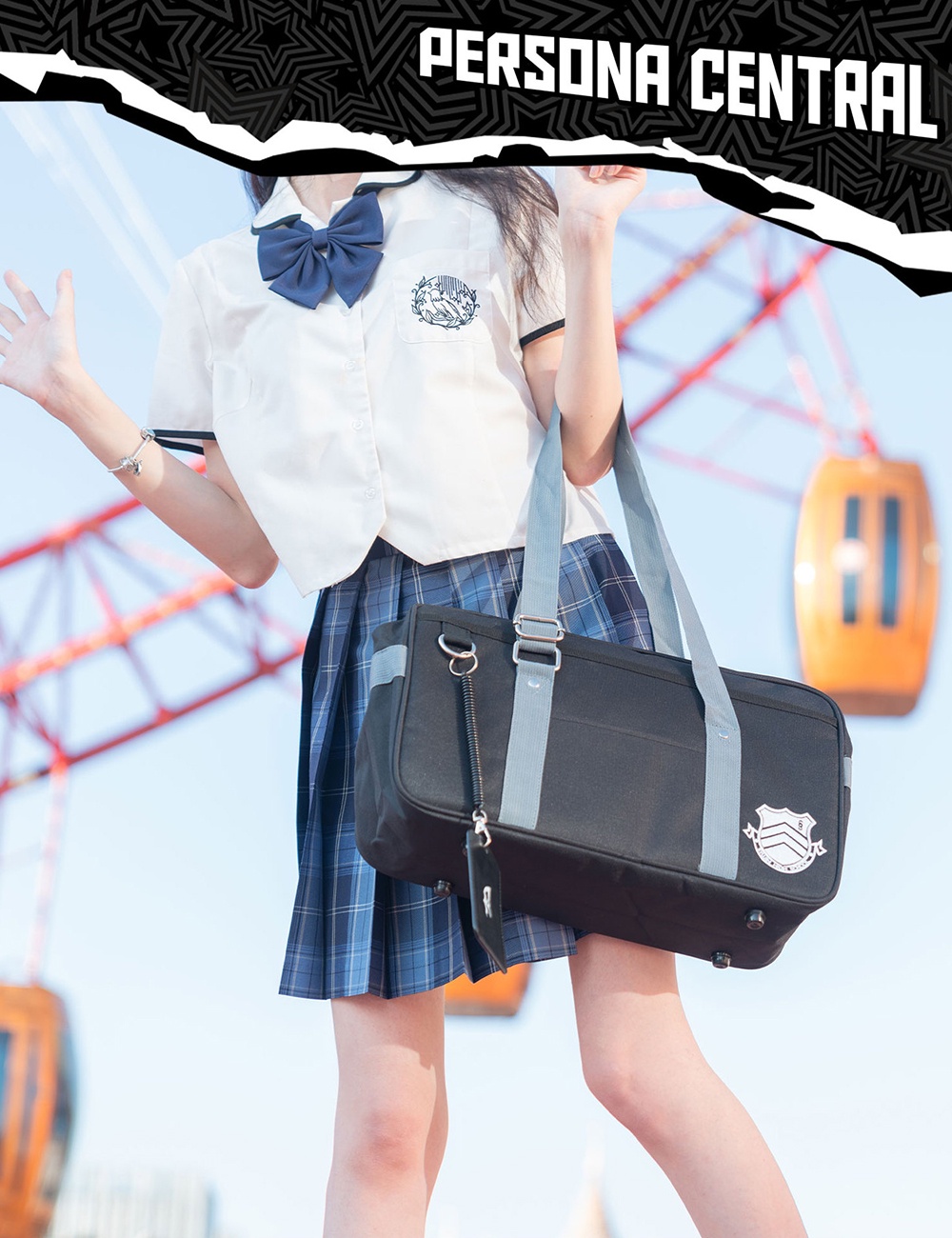 Shoulder Bag Persona 5 P5 Bag High School JK Bag Uniform Shoulder Bags ...