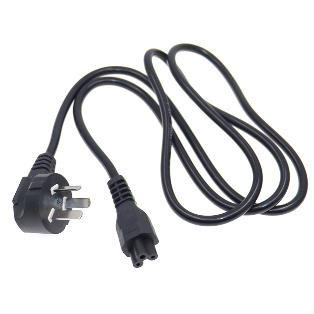 Australia AU To C5 Power Cable Type I Flat 3 Prong Angel 90 Dergee ...