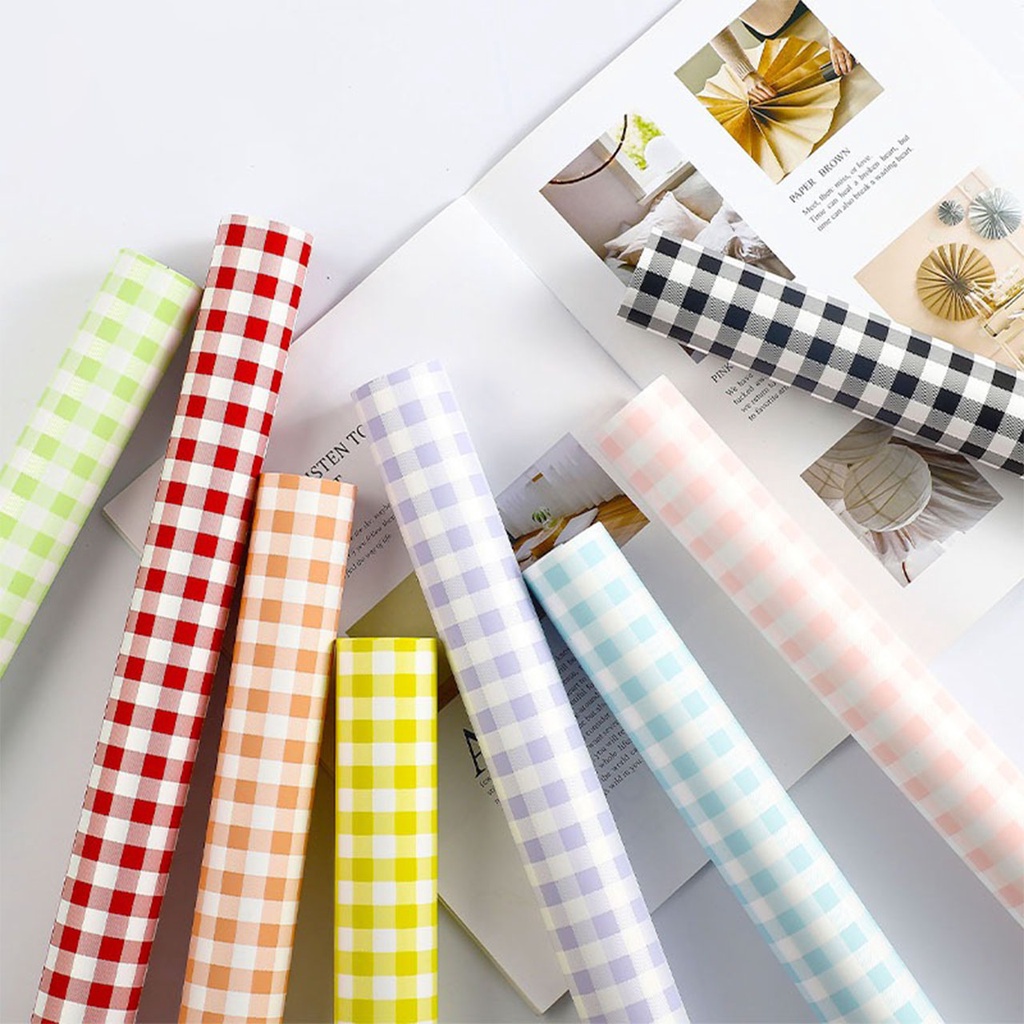 [20pcs] Flower Wrapping Paper Stripped Checked Summer Plaid Houndstooth ...