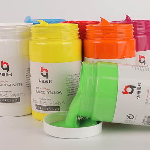 Warna Cat Akrilik 300ml untuk Lukisan Kanvas Seni Acrylic Paint Color ...