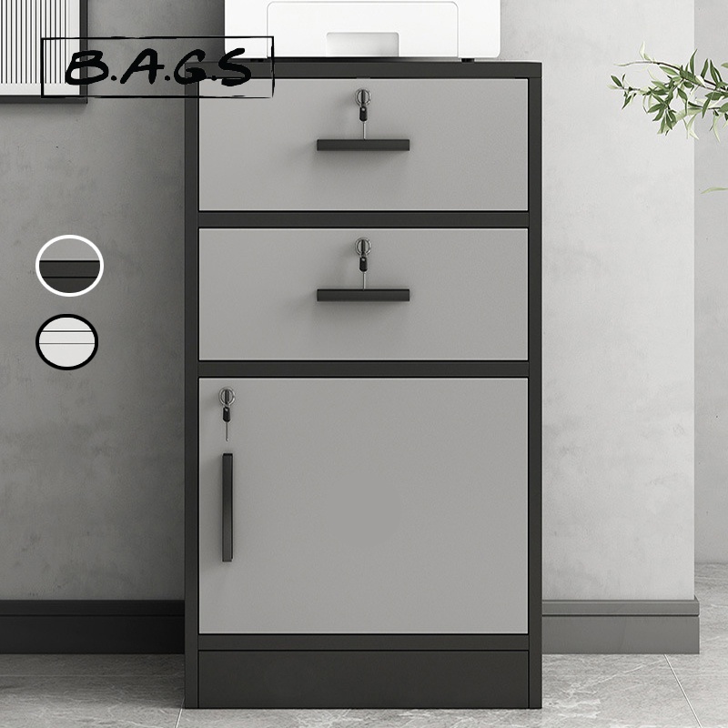 THEBAGS File Cabinet Storage Under Desk Locker with Lock Space Saving ...