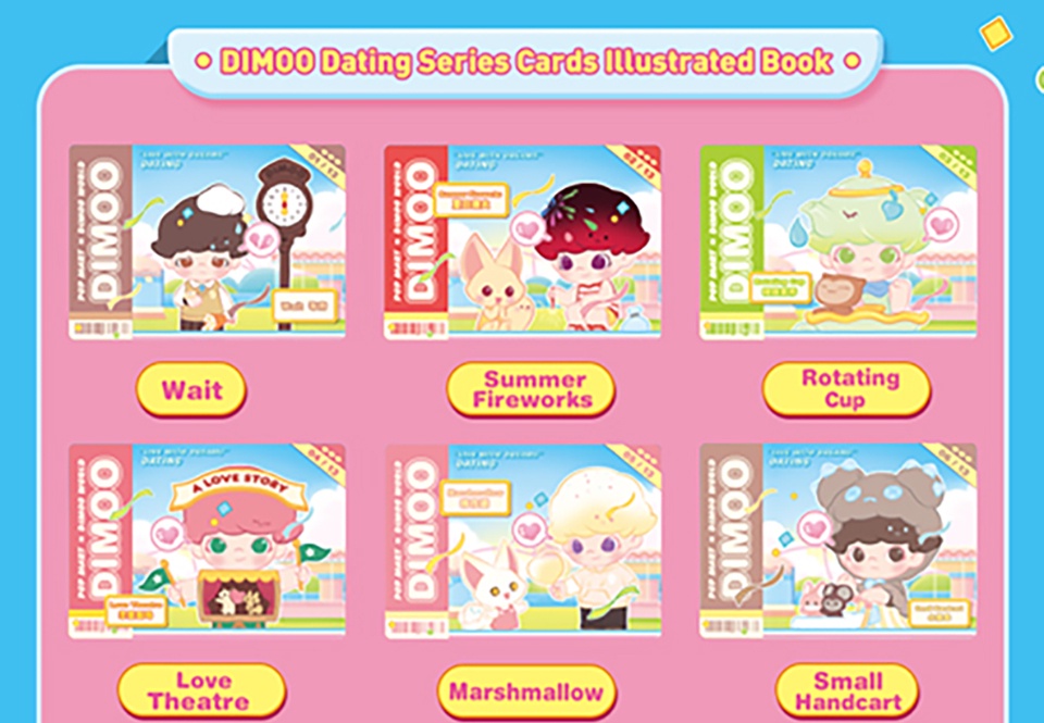 POP MART Dimoo Dating Series Blind Box Toys Birhday Gift | Shopee Malaysia