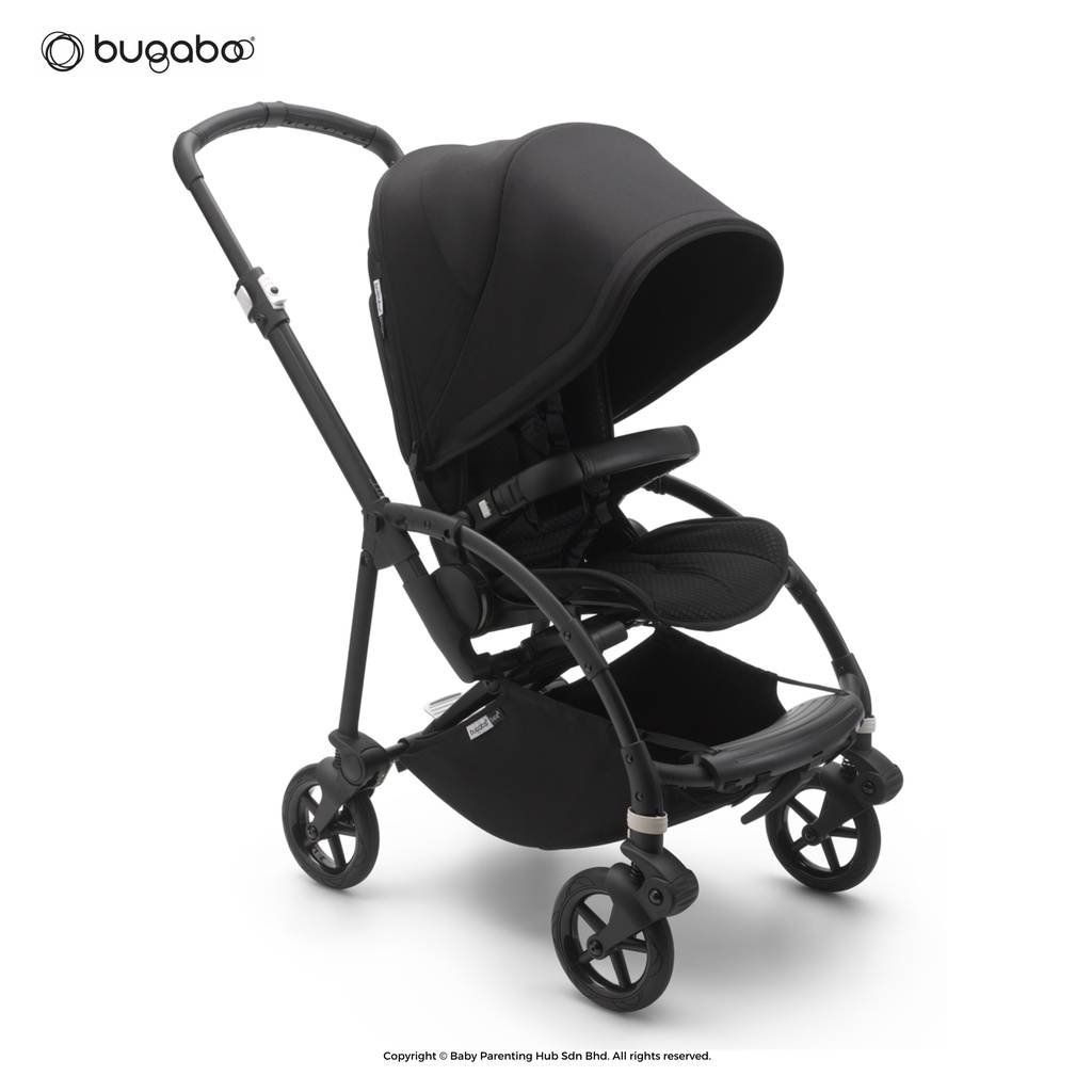 BUGABOO Bee 6 Black Chassis Complete Stroller (from birth > 22kg ...