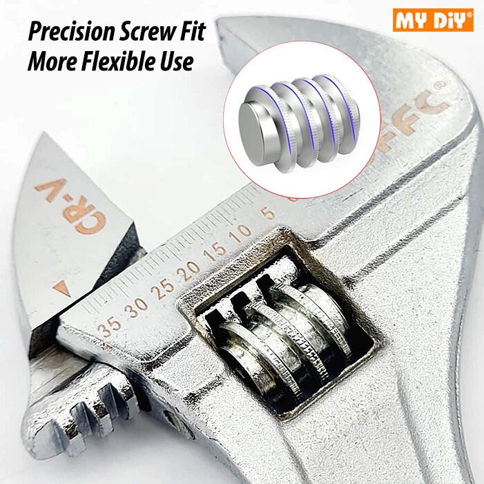 MYDIYHOMEDEPOT - UOFFC CRV ADJUSTABLE SPANNER WRENCH WITH SCALE TPR ...