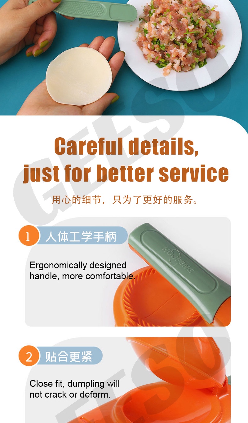 GEESO Acuan Karipap Maker 3 in 1 Acuan Dumpling Dough Pressing Tool Set ...
