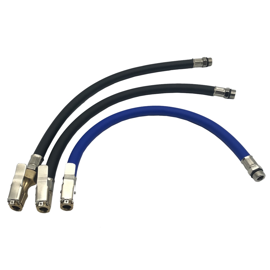 Tire Inflator Pipe Copper Lock Clip Air Compressor Rubber Hose Tube ...