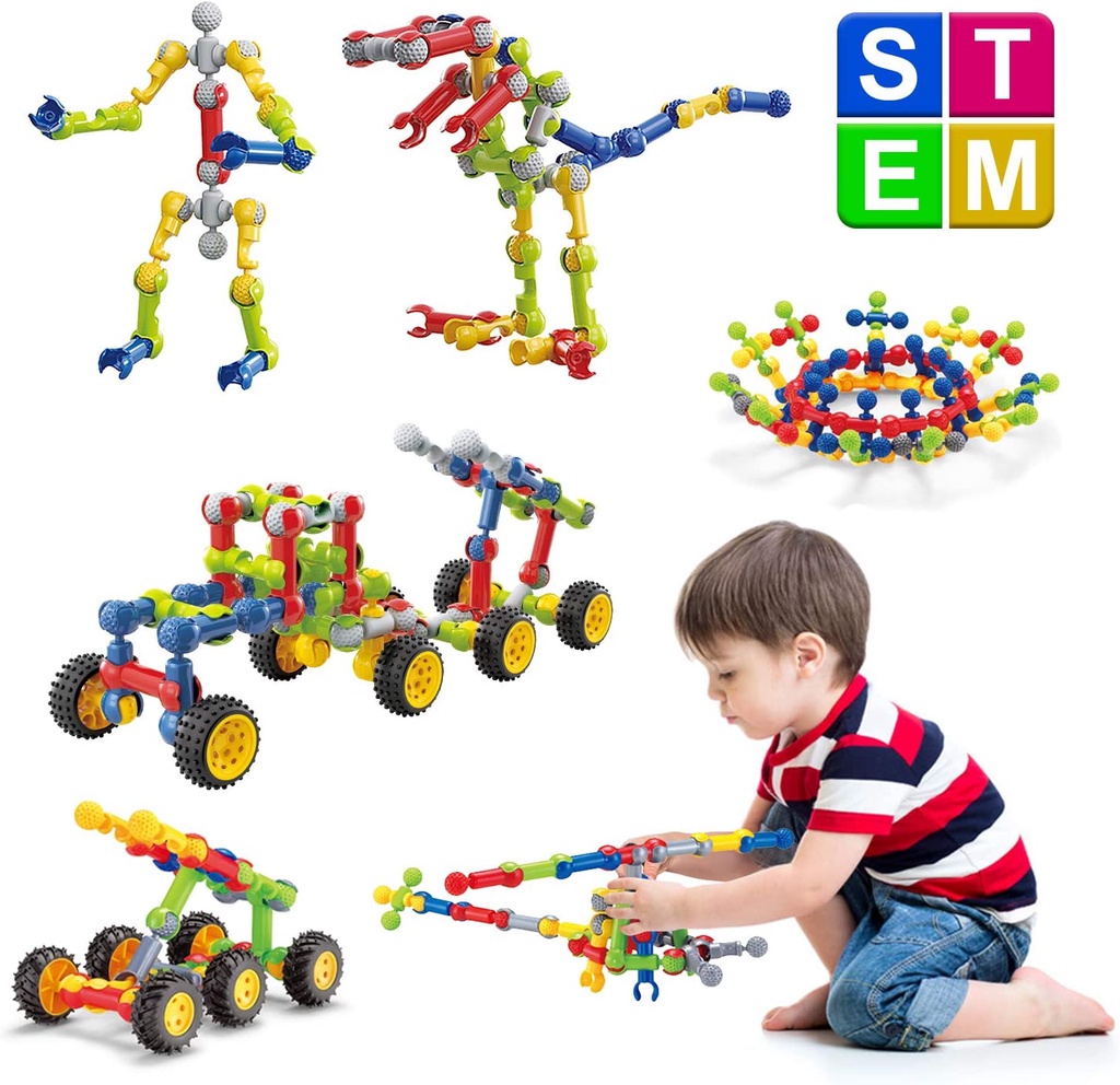 Detachable Skeleton Building Blocks Set Classic Building Bricks STEM ...