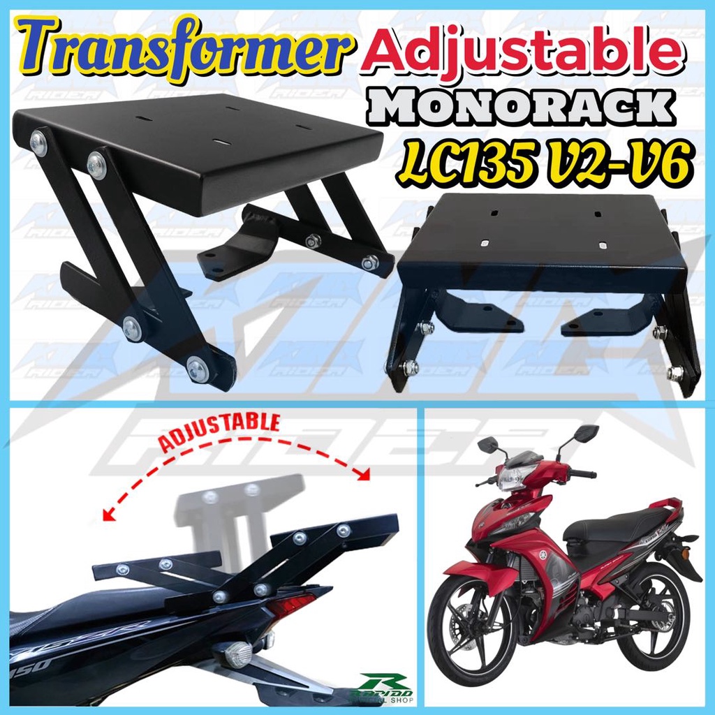 RAPIDO & X-Rider Monorack LC135 V2 V3 V4 V5 V6 LC Monorack Adjustable ...