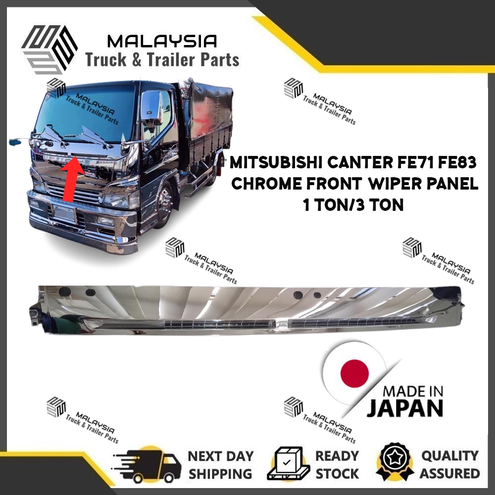 Mitsubishi Canter FE71 FE83 Chrome Wiper Panel Truck Lorry Accessory ...