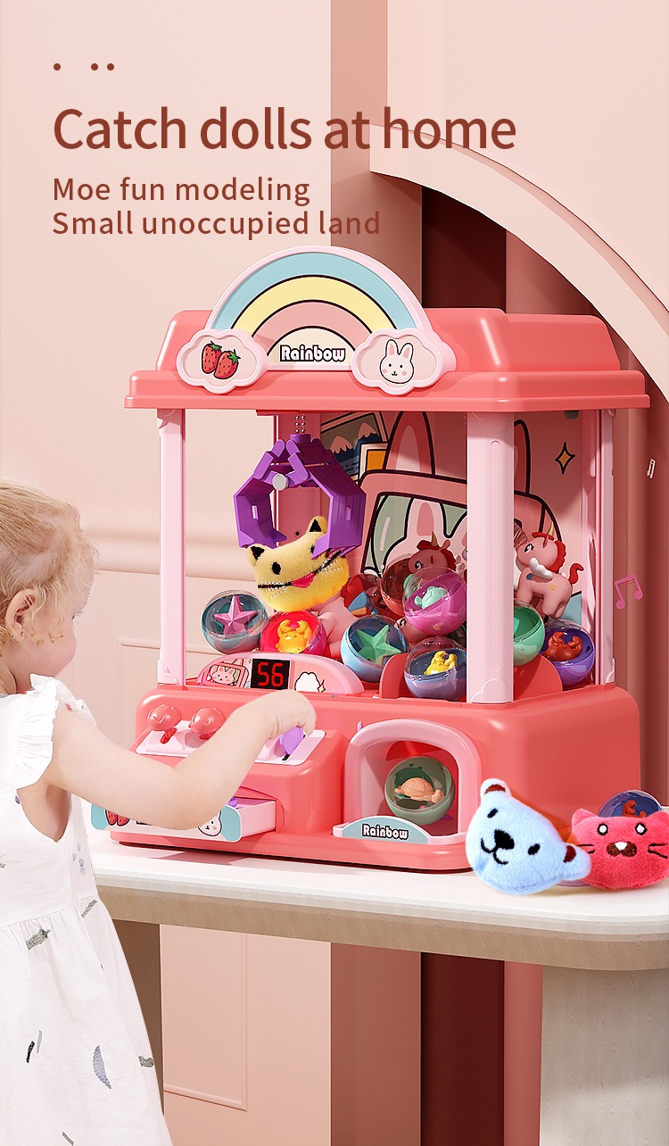 [Qilemeng] Claw Machine Toys Kids Large Machine Vending Machine Toy ...