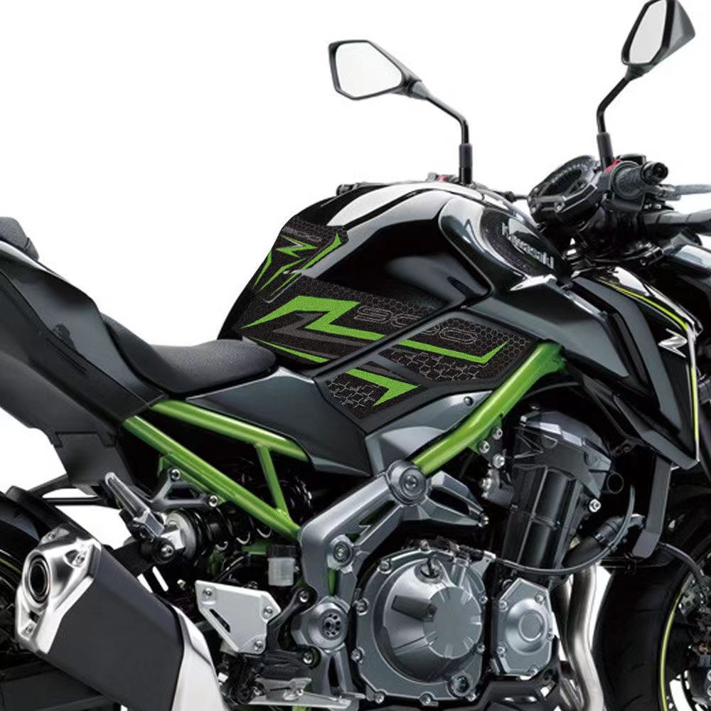 KAWASAKI Motorcycle Accessories Sticker Decal Fuel Tank Pad Frosted ...