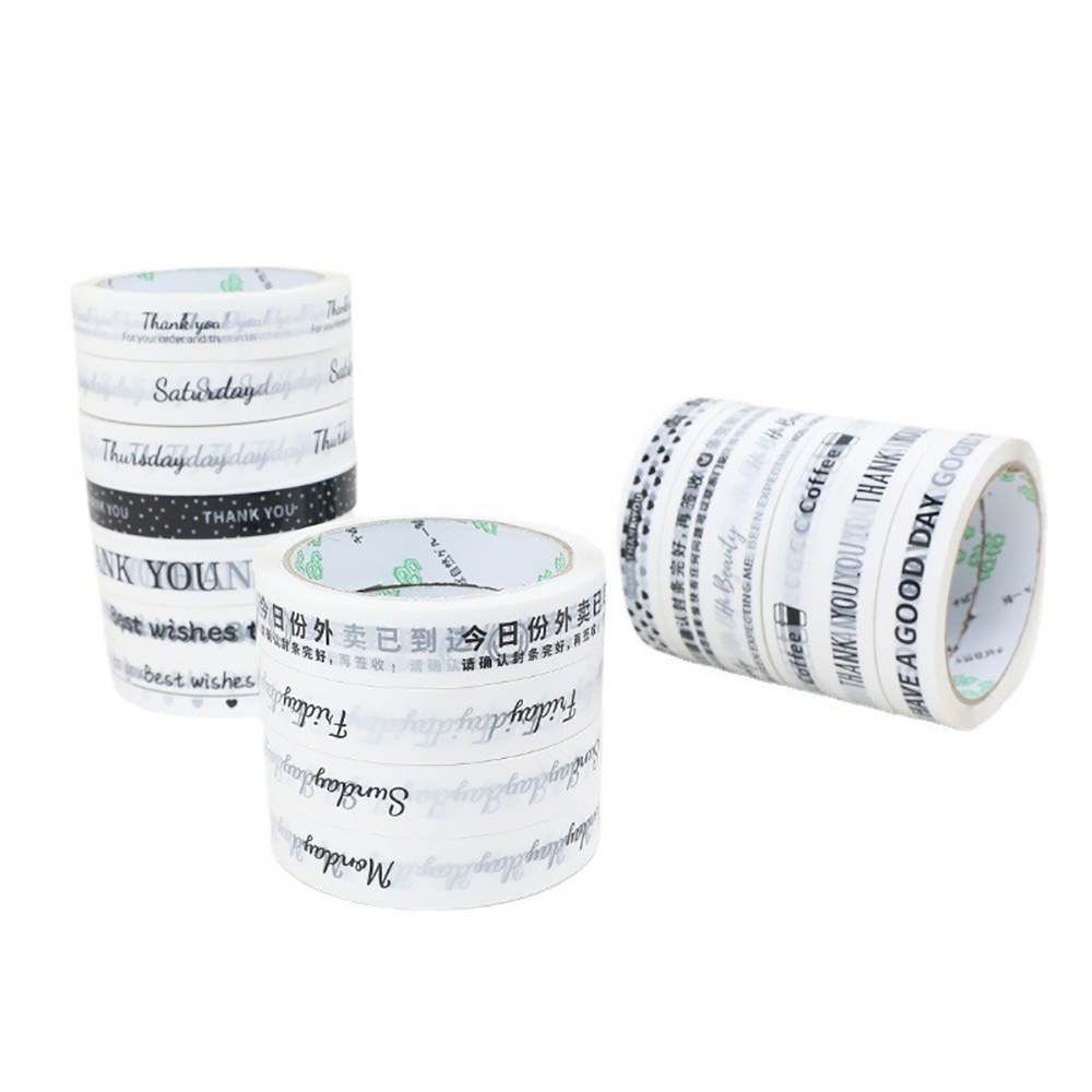 Creative Sealing Tape Self-adhesive Masking Tapes Takeaway Beverage and ... Creative Sealing Tape Self-adhesive Masking Tapes Takeaway Beverage and ...