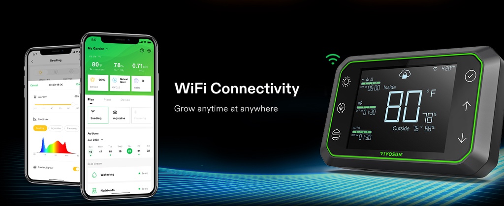 VIVOSUN GrowHub Controller E42, Smart Environmental WiFi-Controller ...