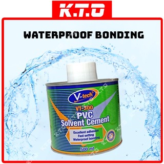 V-Tech VT-300 PVC Solvent Cement 100ml & 500ml PVC Pipe Glue / PVC Pipe Adhesive / Gam Paip PVC ...