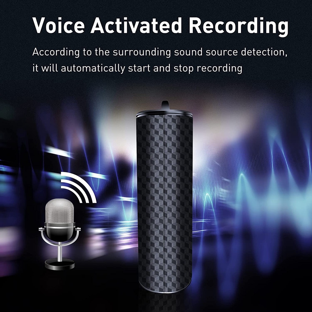 Hidden Voice Activated Recorder Super Long 500 Hours Recording Capacity ...