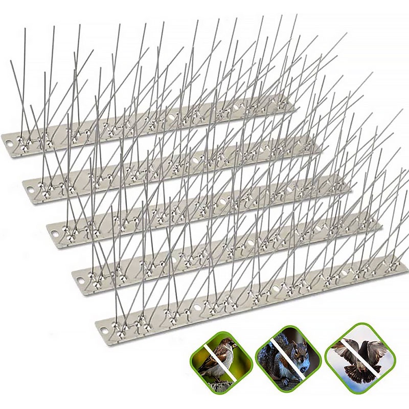 Animal Deterrent Spikes Effective Repel 33 centimeter Stainless Steel ...