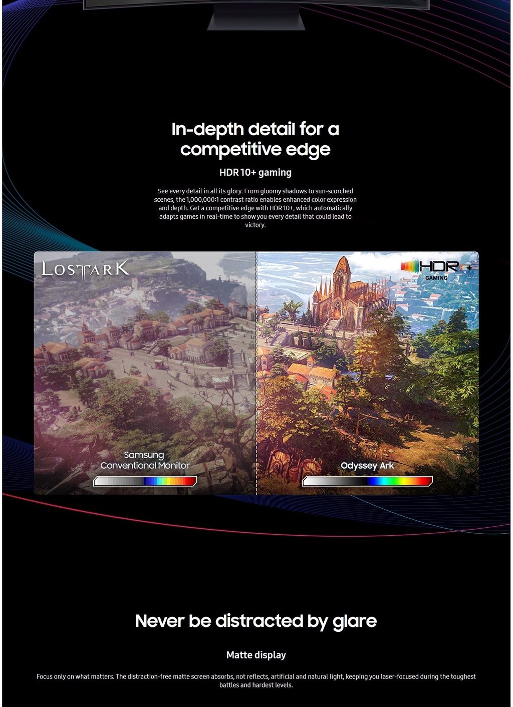 SAMSUNG ODYSSEY ARK G97 55" 4K CURVED GAMING MONITOR (3 Years Warranty ...