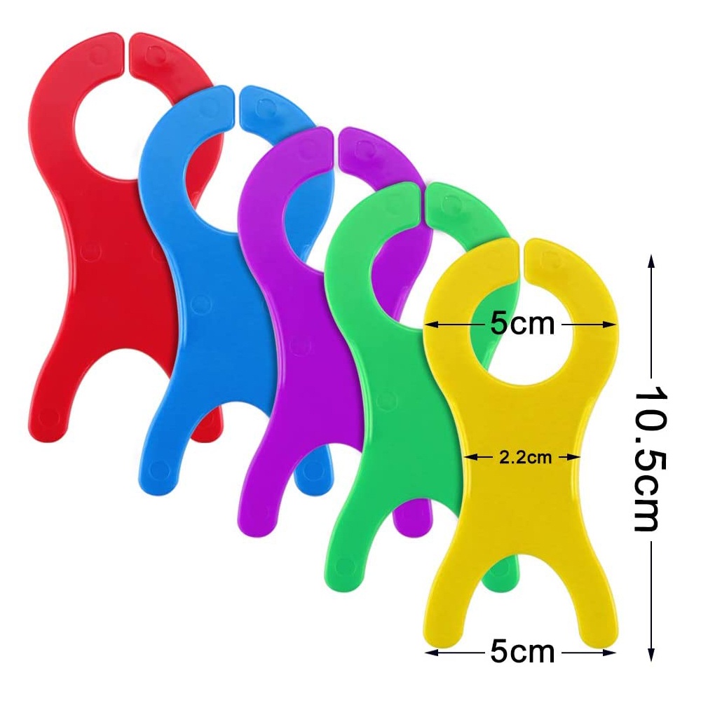 5/10/15/20 Pcs Cross Thread Bobbin Finisher Plastic Clamp Large Yarn ...